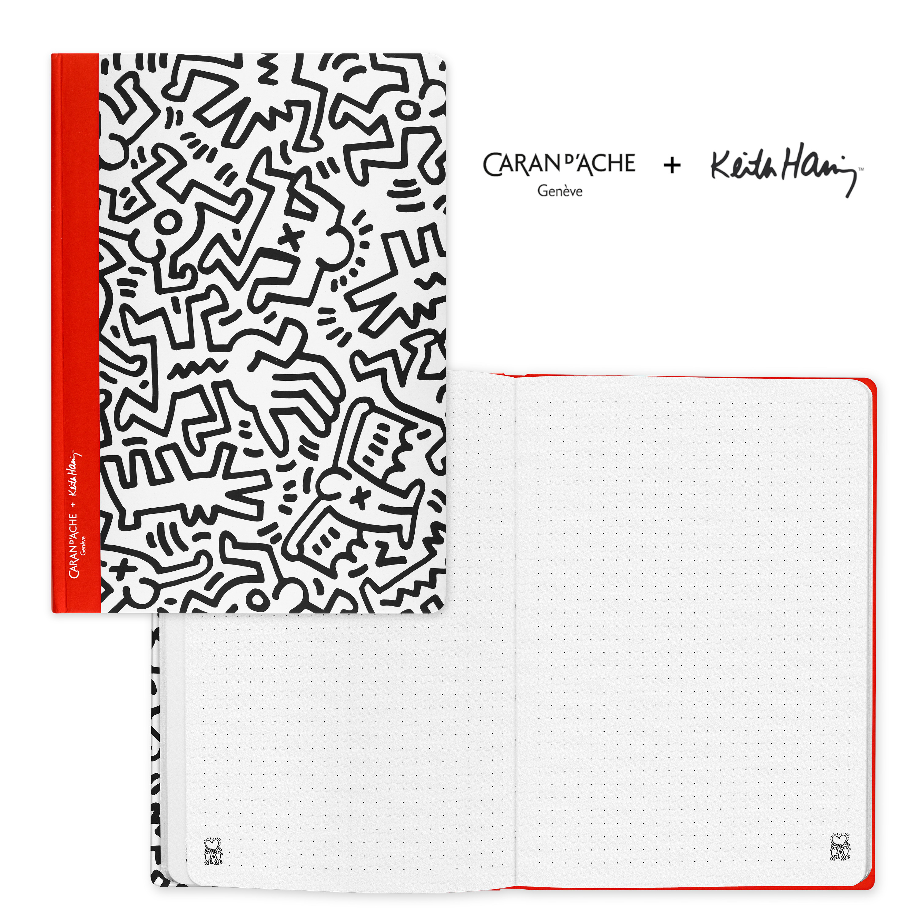 Notes A5 Keith Haring, kropki