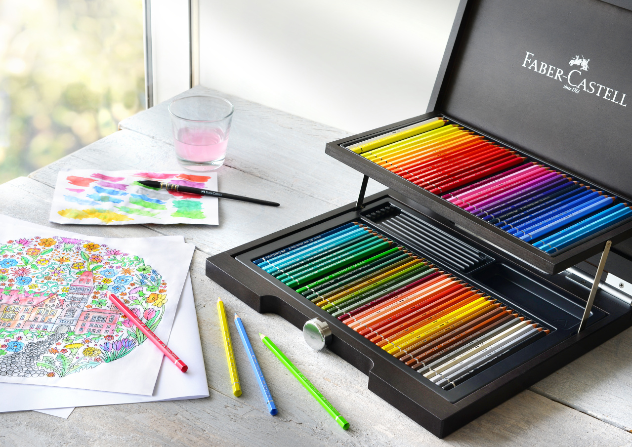 KREDKI A.DURER FABER-CASTELL, 72 KOLORY + POLYCHROMOS, 12 KOLORÓW